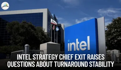 Intel Strategy Chief Exit Raises Questions About Turnaround Stability