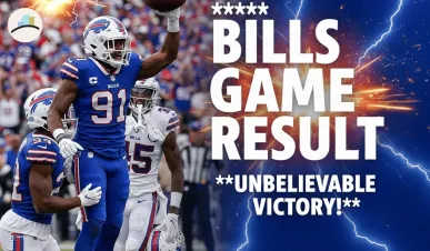 Who Won the Bills Game? Latest Results and Highlights
