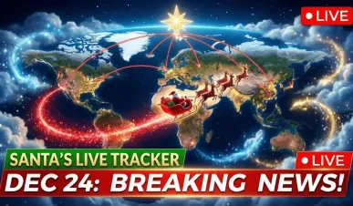 Where Is Santa Right Now? Live Santa Tracker Map Shows His Journey